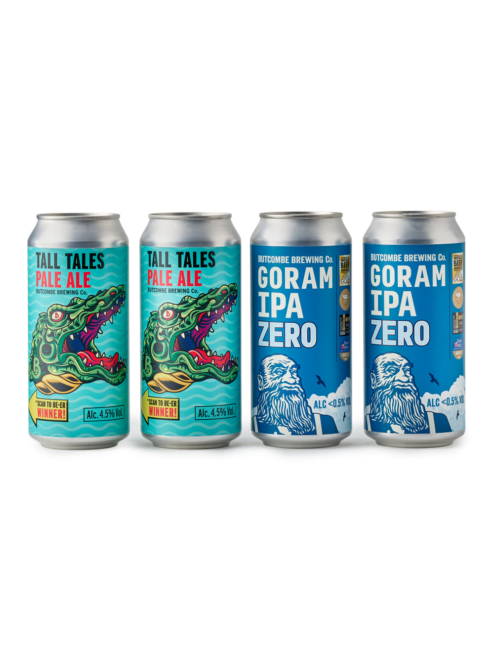 Goram IPA Zero & Tall Tales IPA 4.5% (24 Cans) – Butcombe Brewing Co.