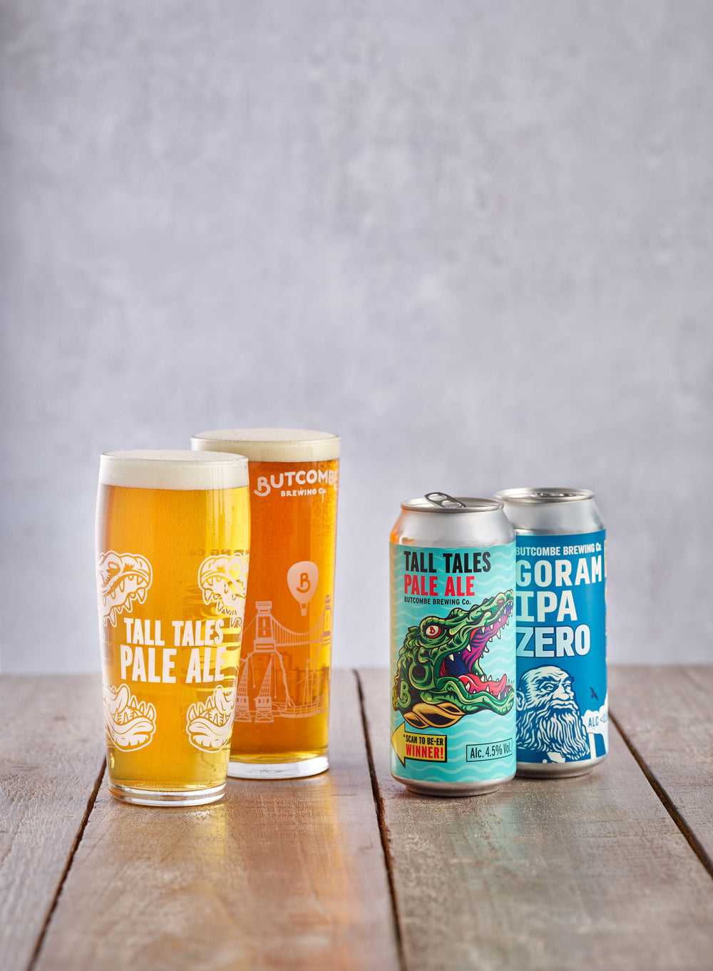 Goram IPA Zero & Tall Tales IPA 4.5% (24 Cans) – Butcombe Brewing Co.