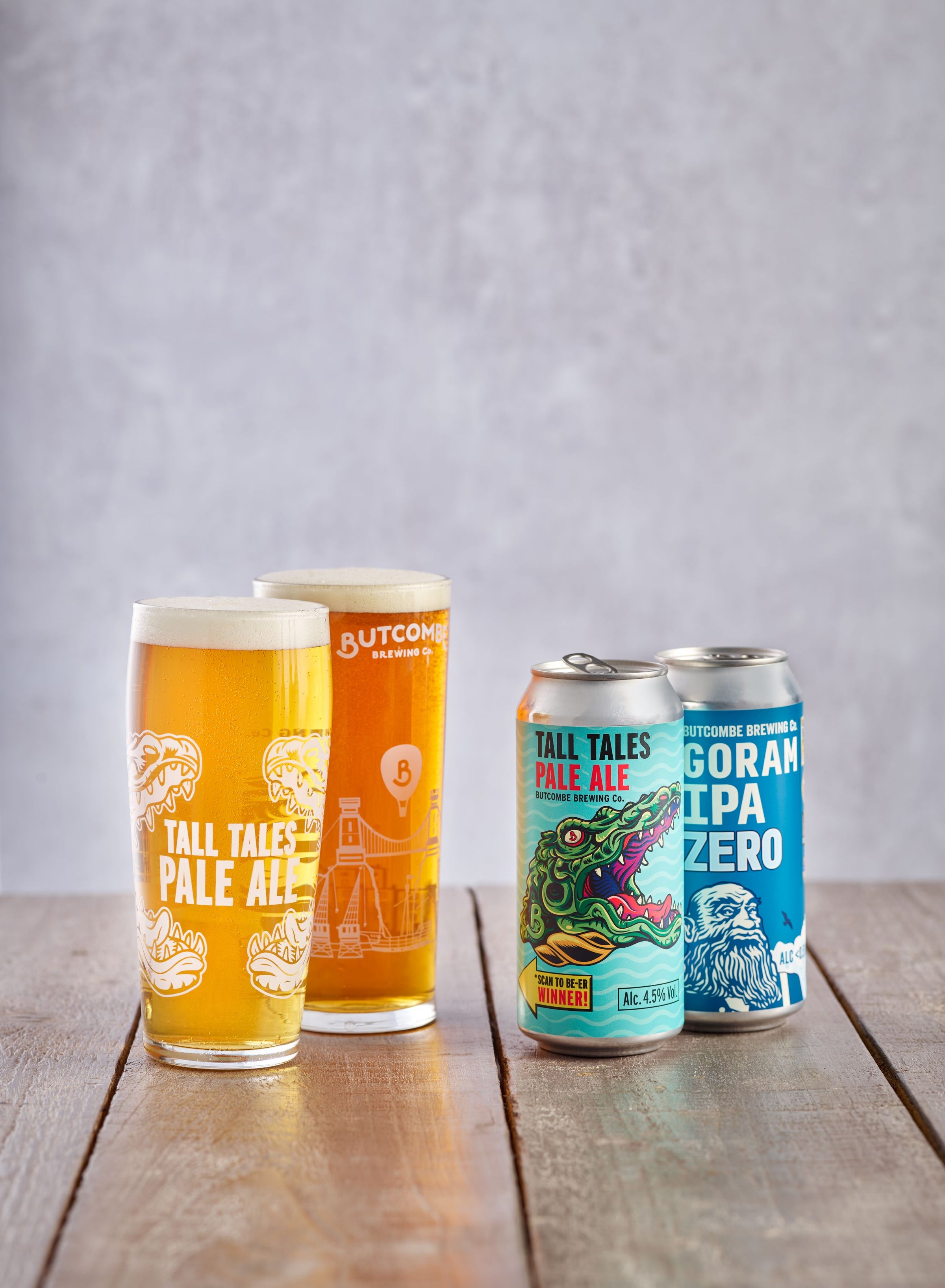 Goram IPA Zero & Tall Tales IPA 4.5% (24 Cans) – Butcombe Brewing Co.